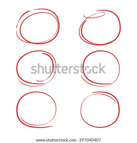Vector Highlighter Circles Stock Vector 339693446 - Shutterstock