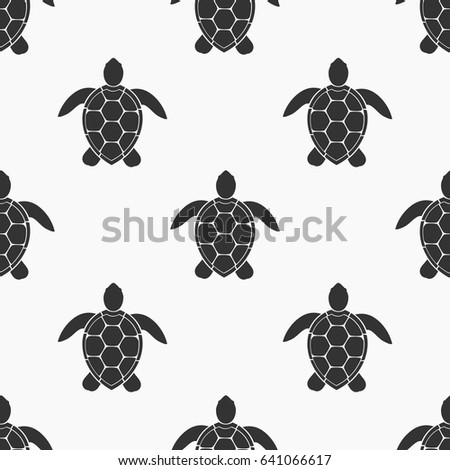 Sea Turtle Icon Vector Illustration Stock Vector 640225348 - Shutterstock